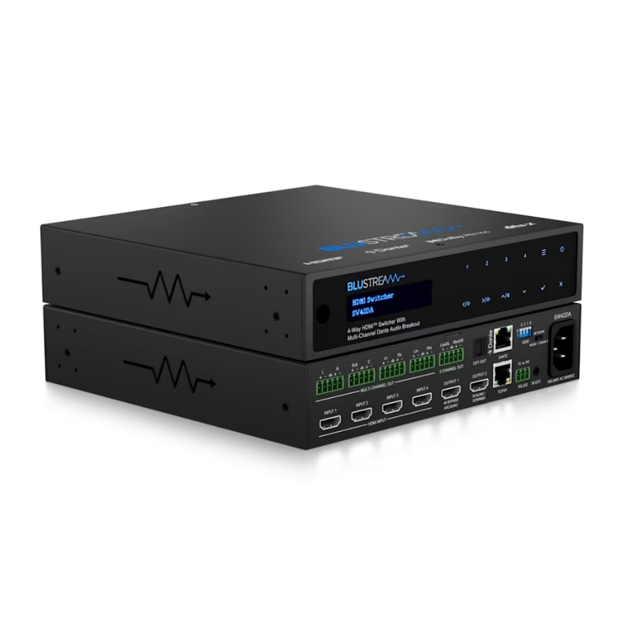 Blustream SW42DA 4-Way 4K HDMI Switcher