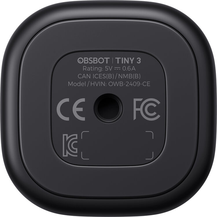 Obsbot Tiny 3 AI-Powered 4K Spatial Audio Webcam