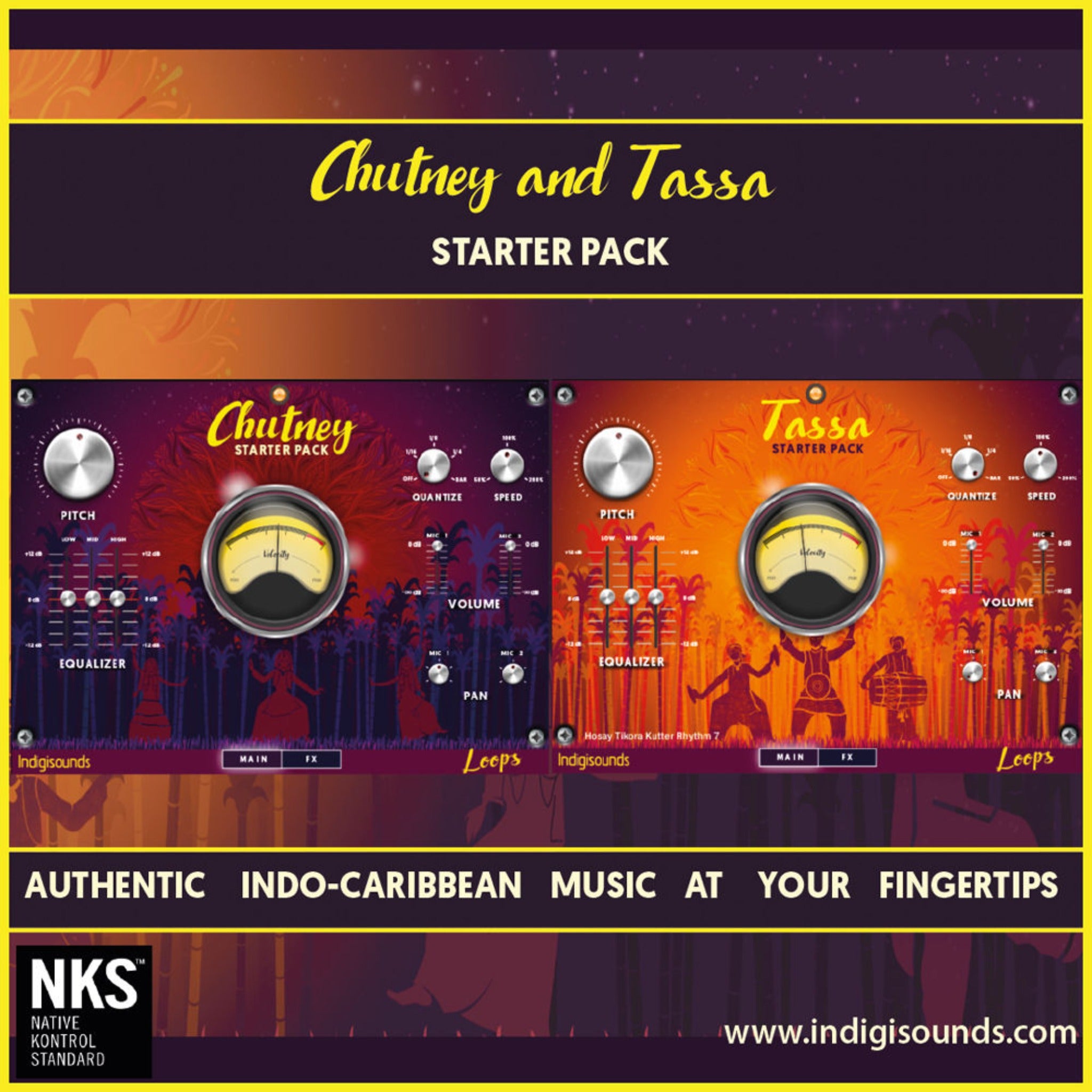 Indigisounds IndoCaribbean Samples - Chutney music & Tassa drum sample