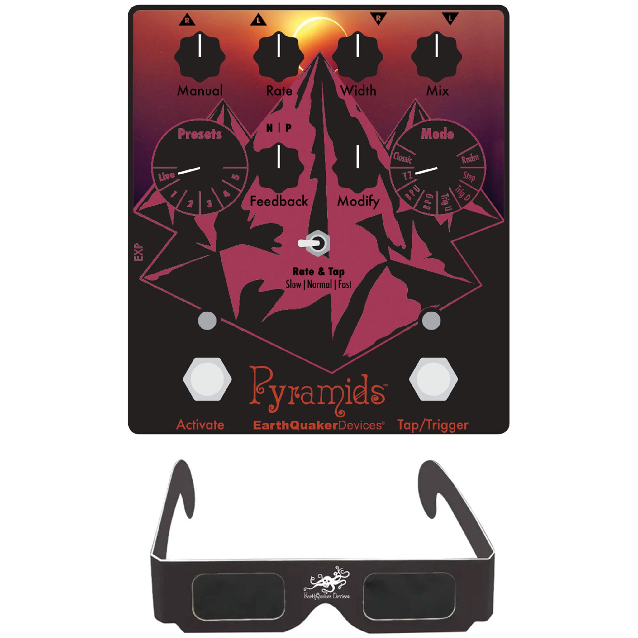 Earthquaker Devices Ltd. Edition Solar Eclipse Pyramids
