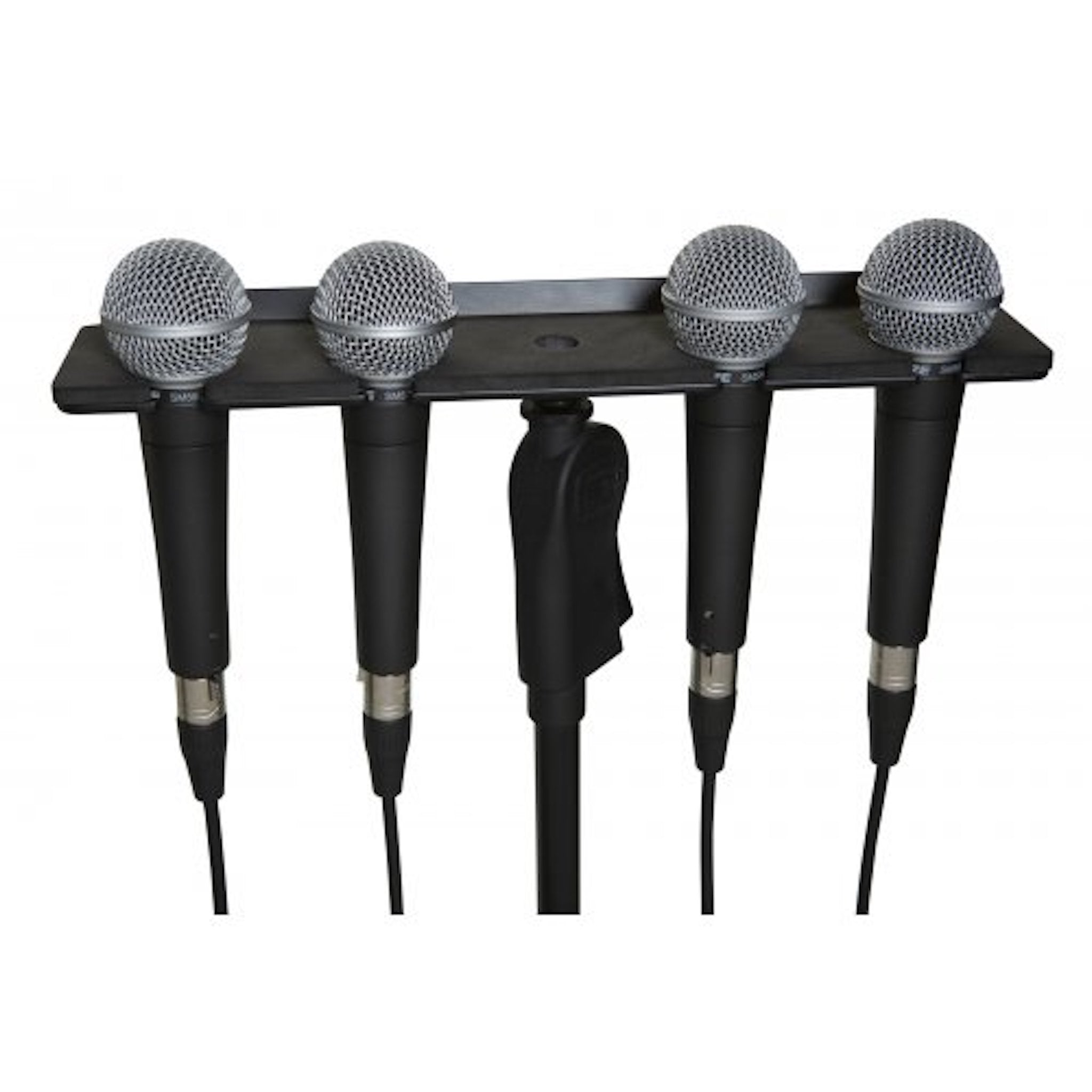 Gator GFW-MIC-4TRAY Multi Microphone Tray for 4 Mics