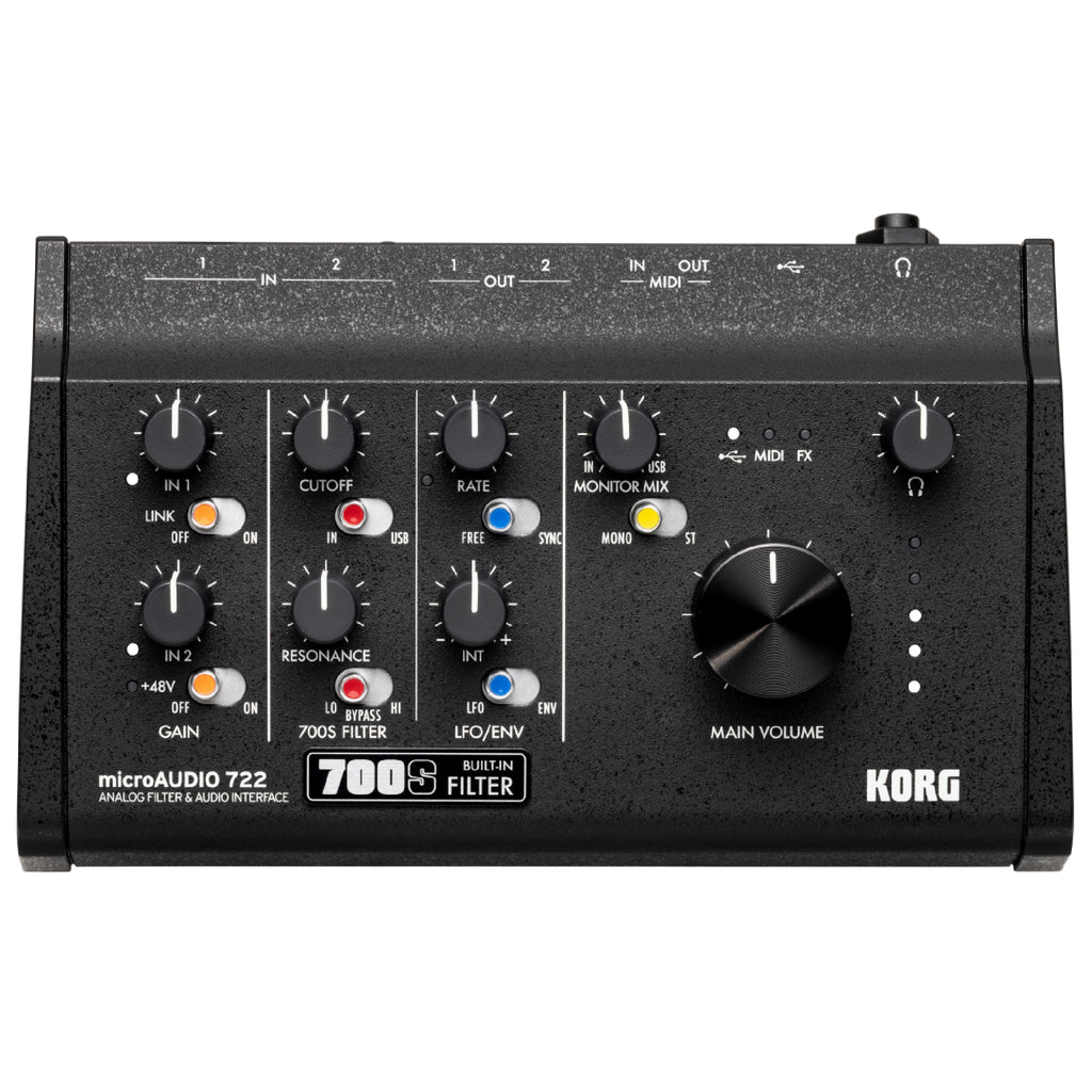 Korg microAUDIO 722 Audio Interface w/Analog Filter