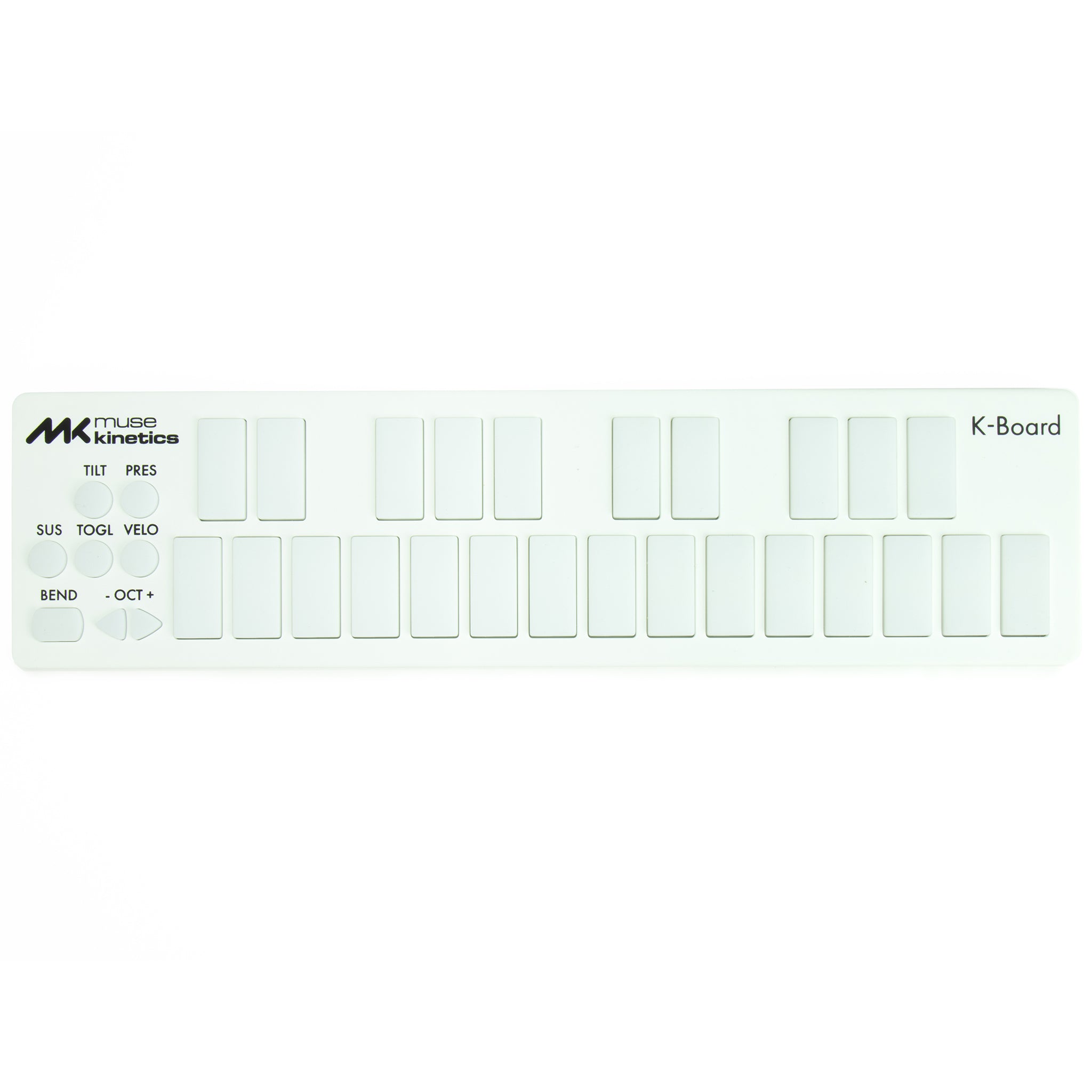 Muse Kinetics K-Board C Usb MIDI Keyboard Controller Snow