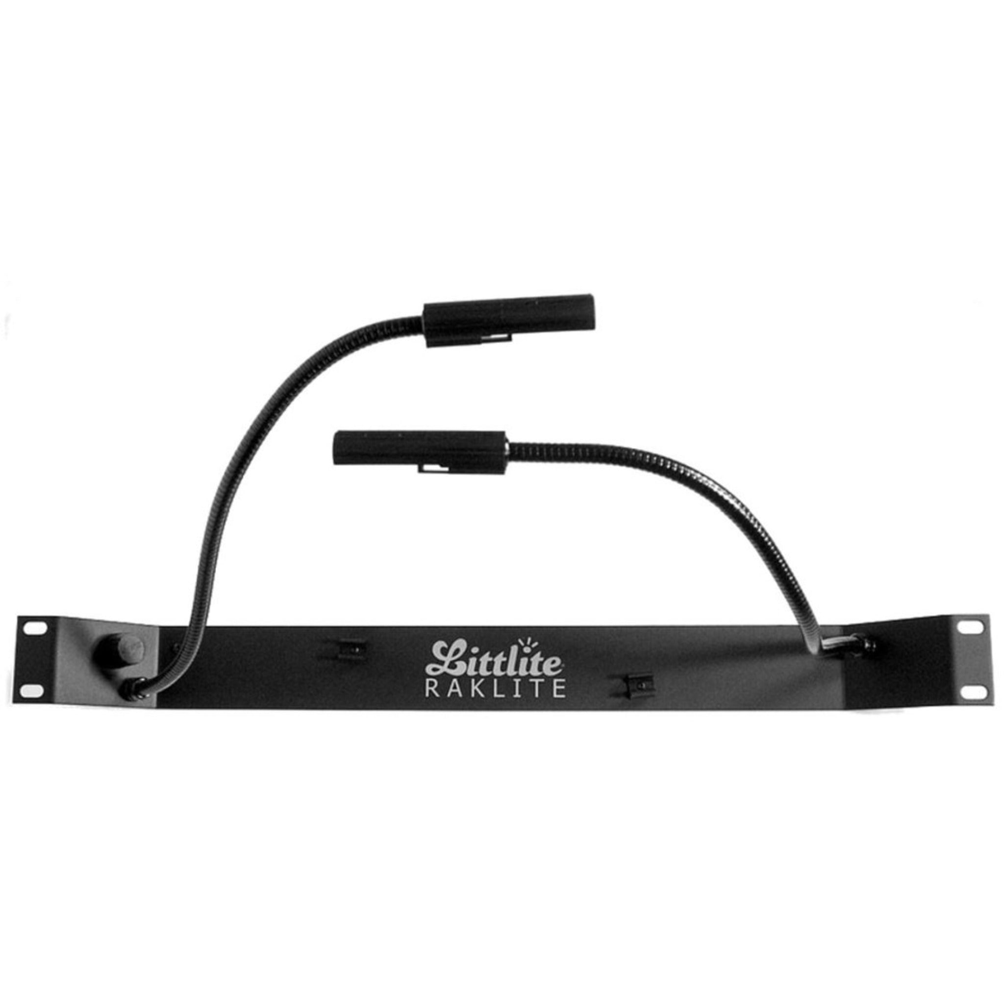 Littlite 1U Dual LED Raklite Gooseneck Light With Dimmer & P