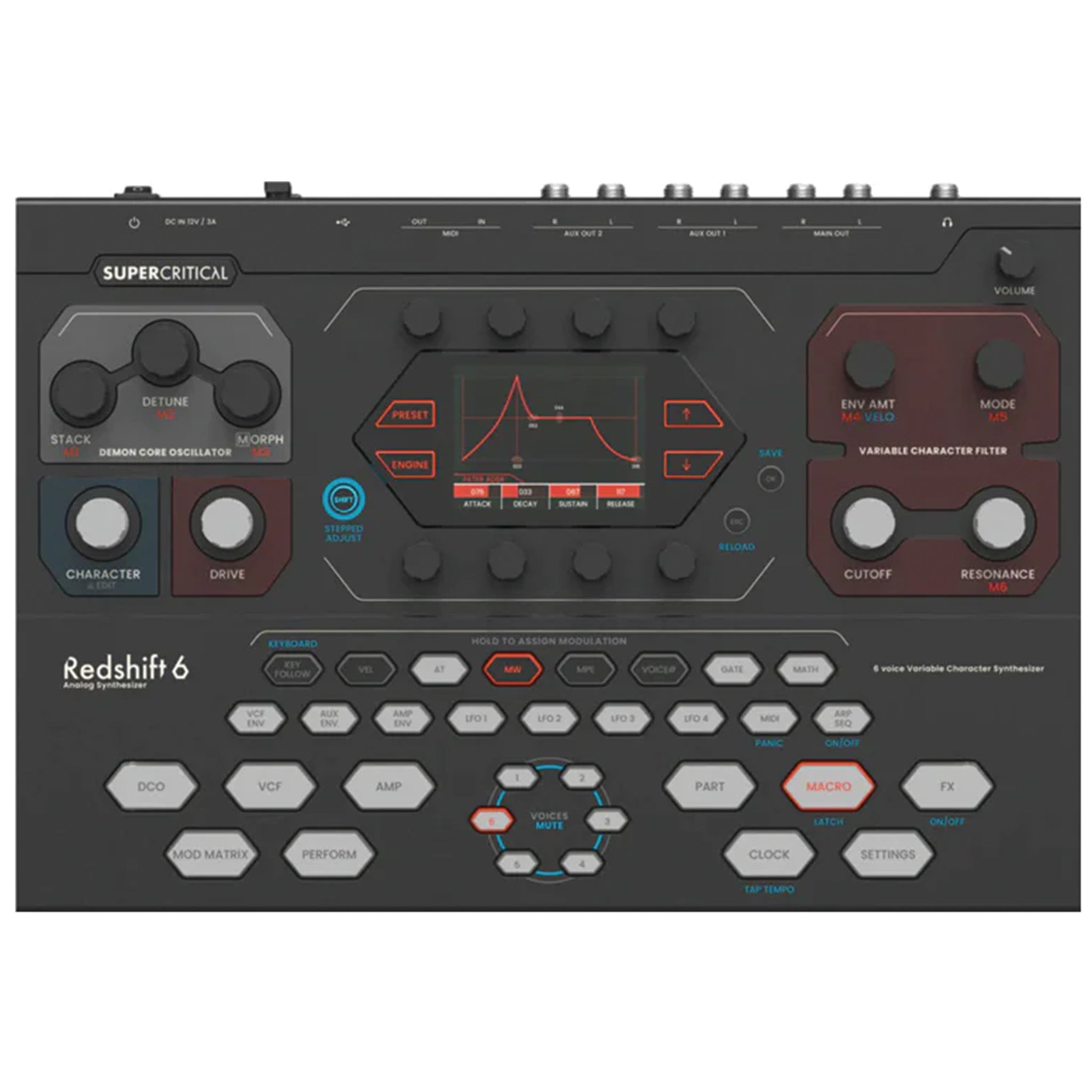 Supercritical Synthesizers Redshift 6 Analog Synthesizer
