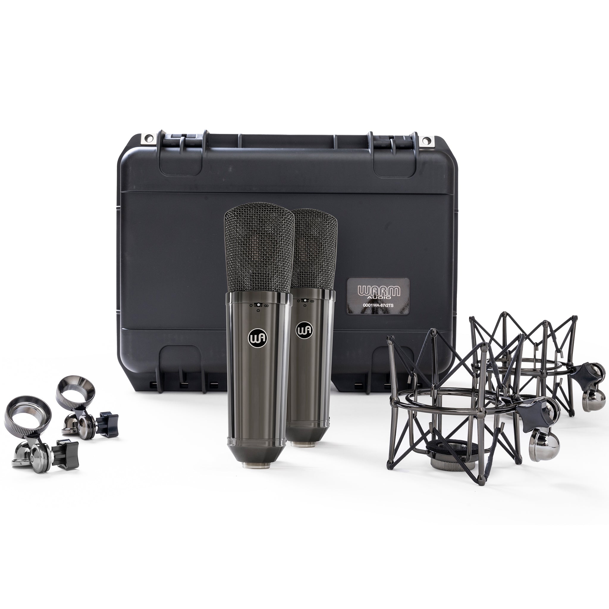 Warm Audio WA87-R2-TS Titanium Microphones Stereo Pair