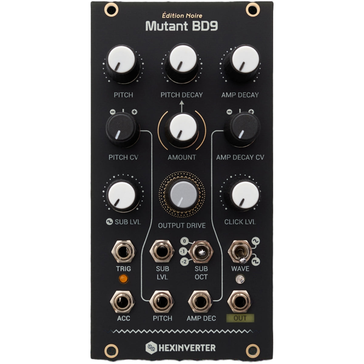 Erica Synths Hexinverter Mutant BD9 - 909 Kick Module