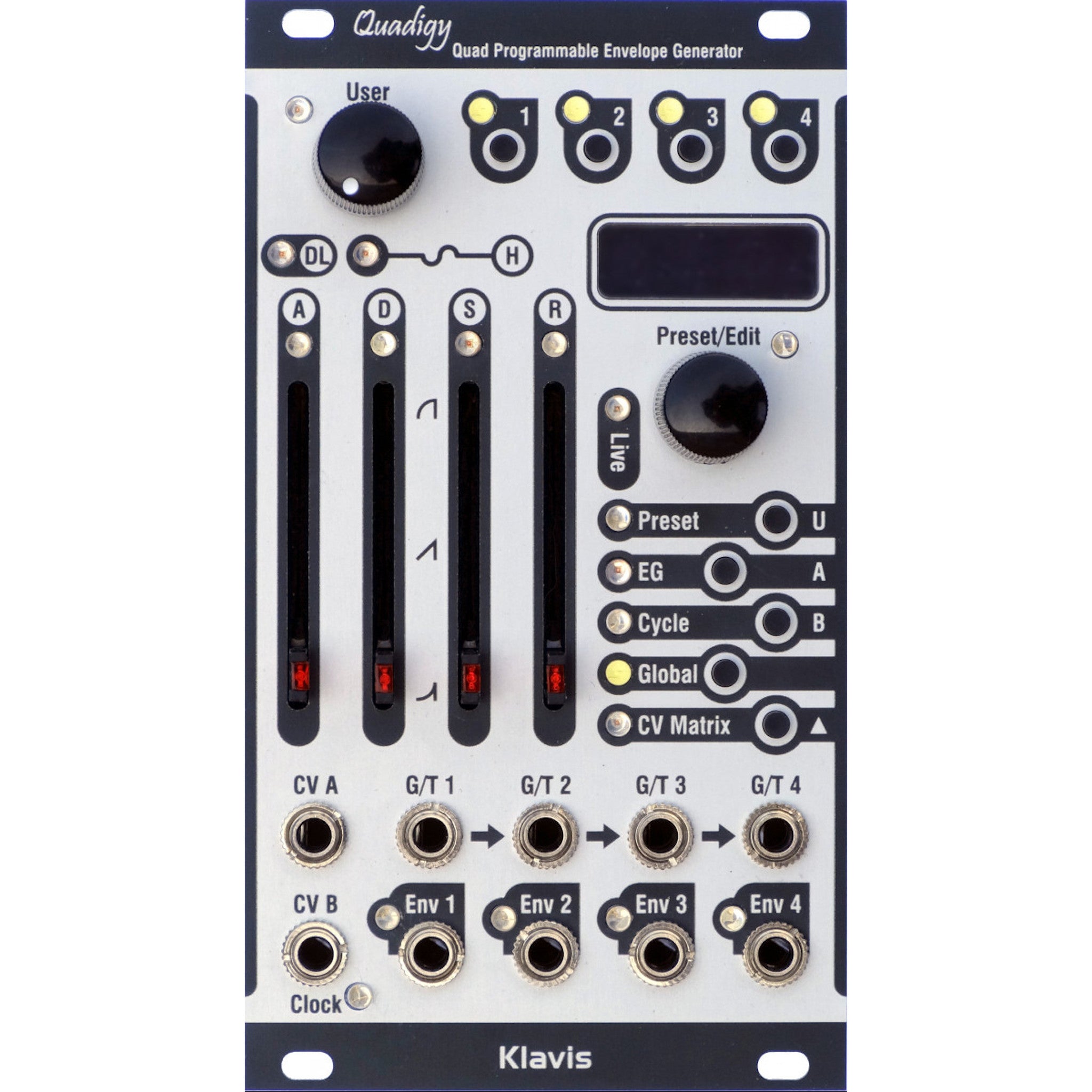 Klavis Quadigy Quad Prog Envelope Generator