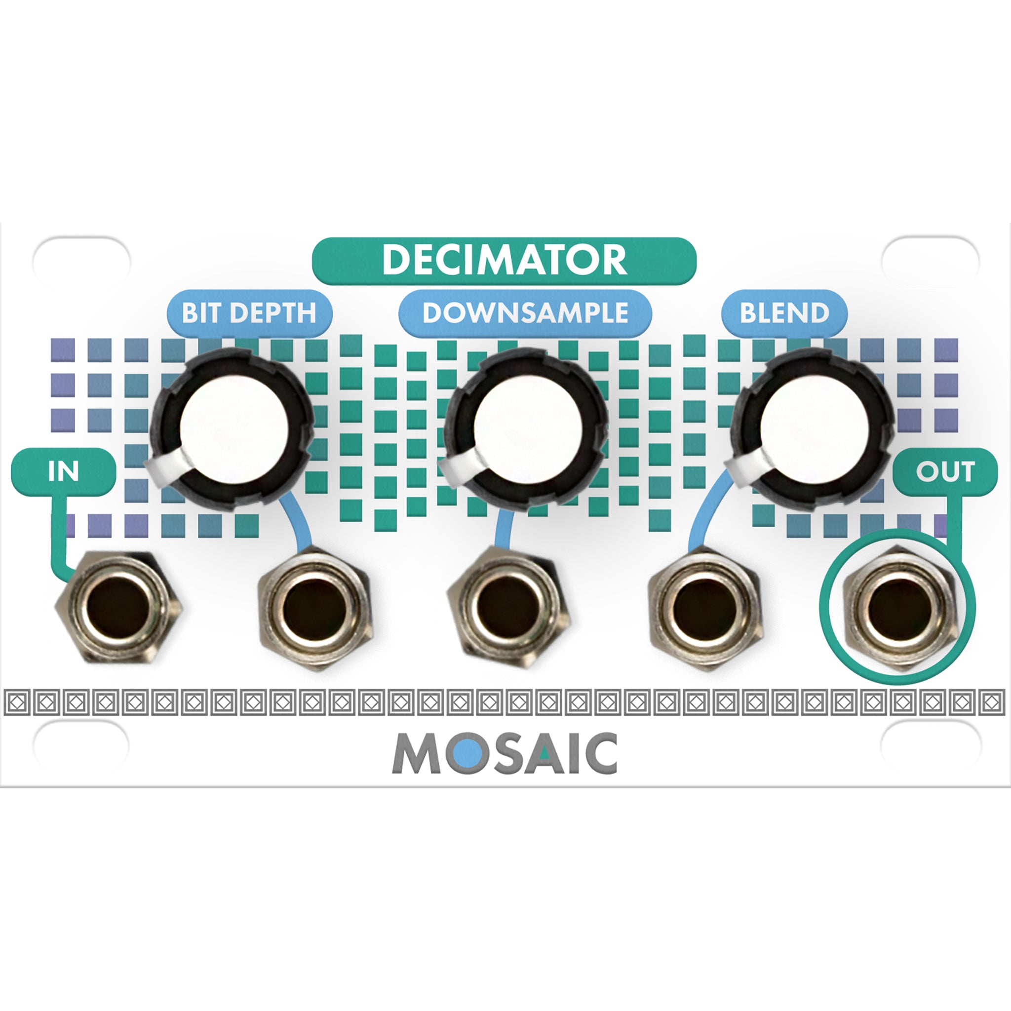 MOSAIC DECIMATOR WHITE
