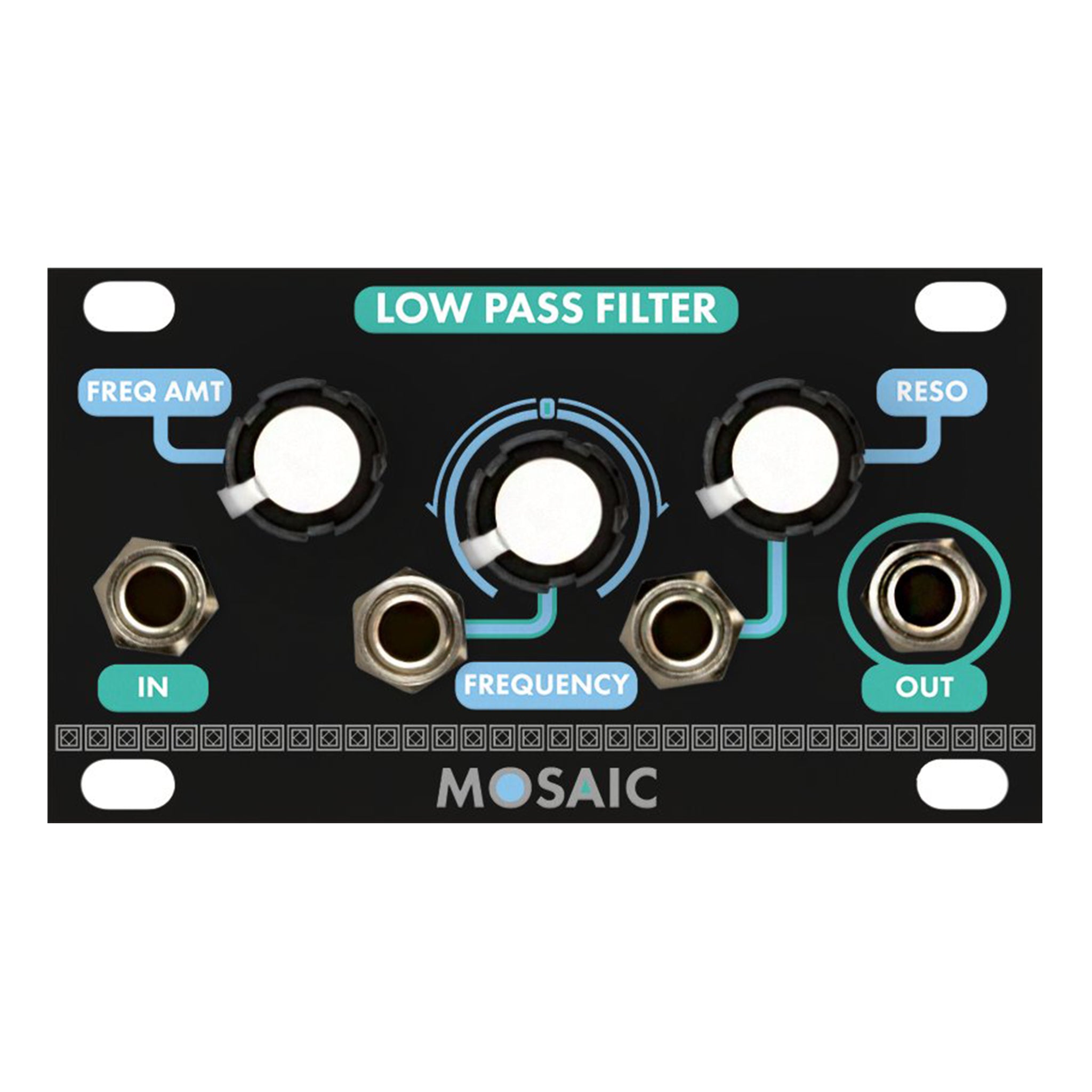 Mosaic Low Pass Filter Black