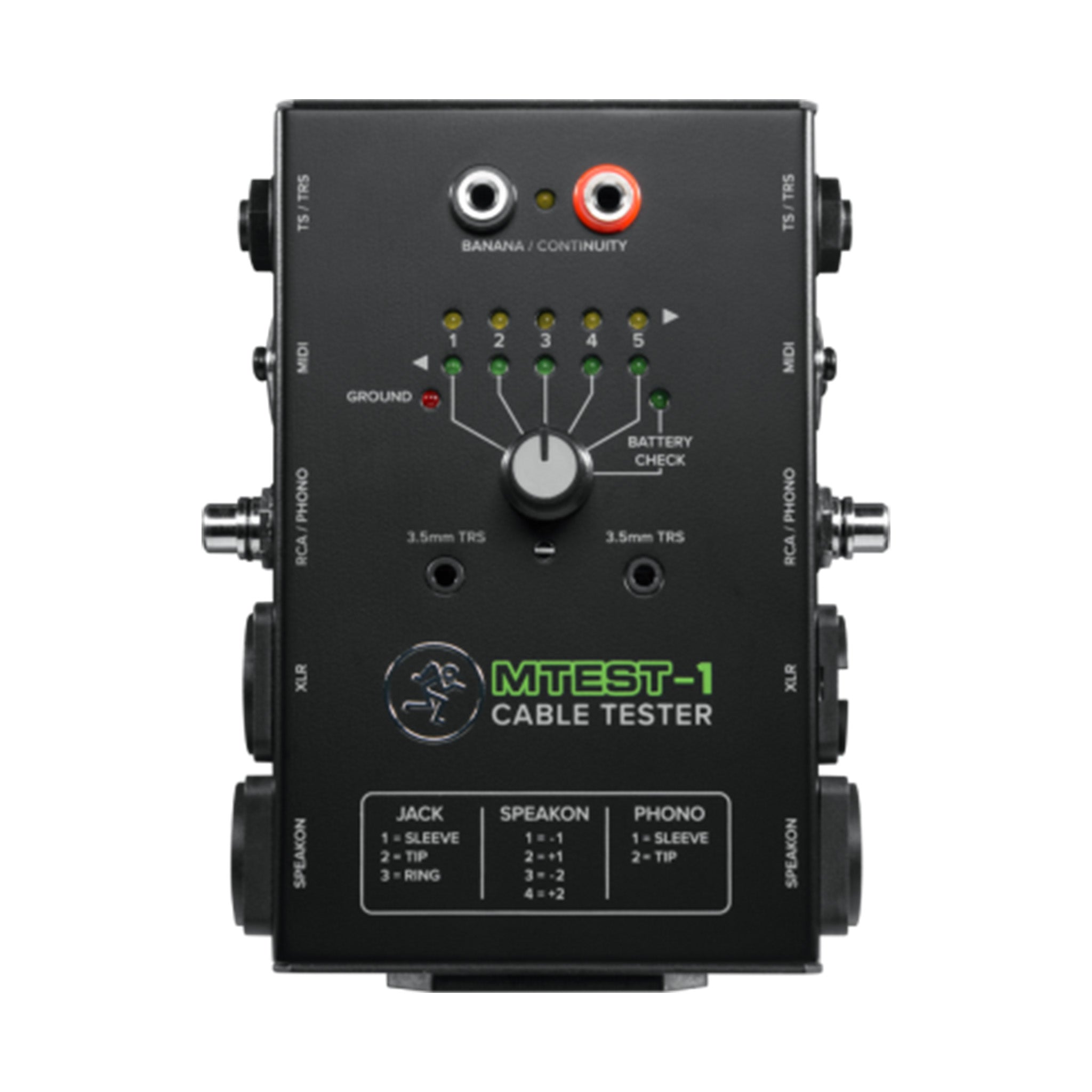 Mackie MTEST-1 Cable Connection Tester