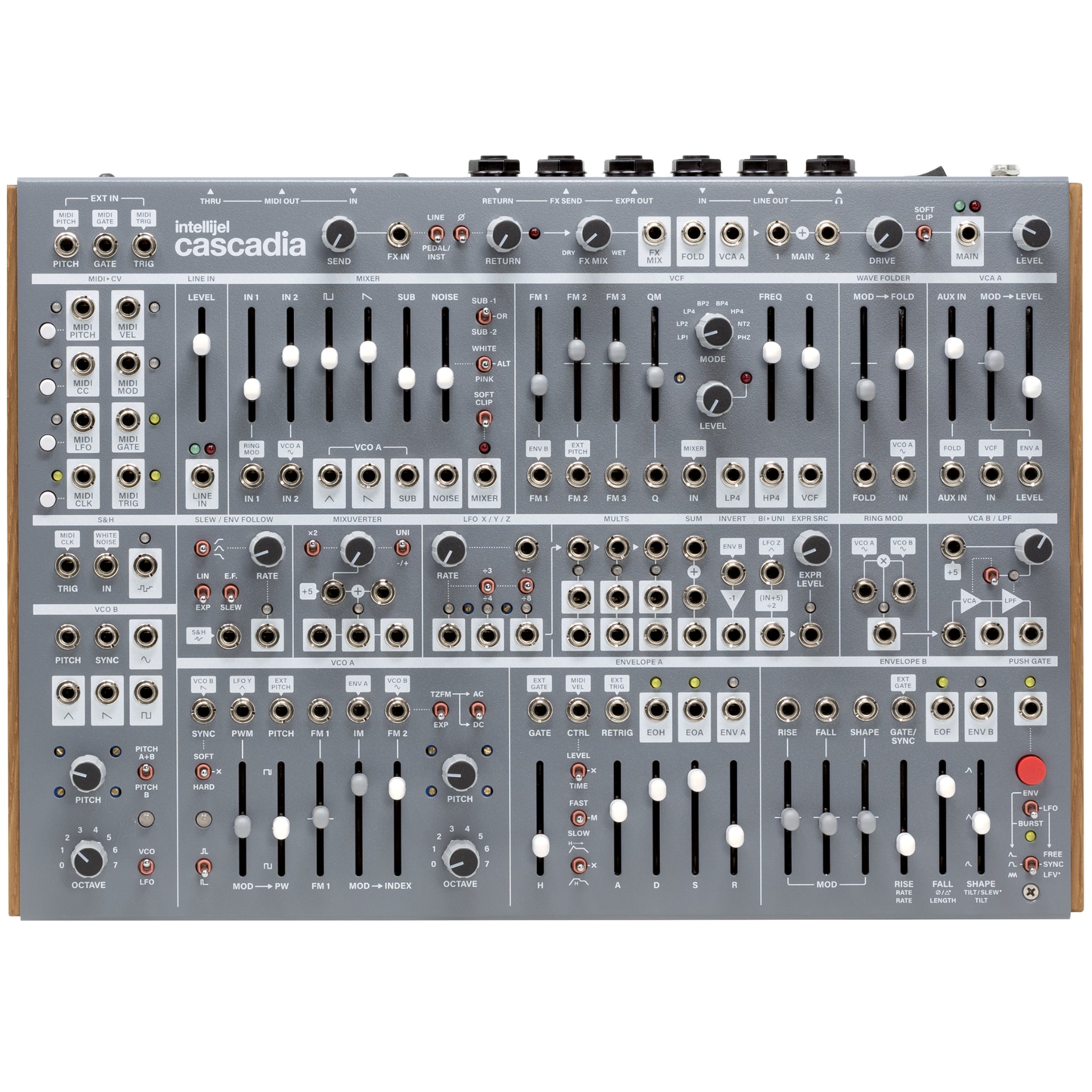 Intellijel Cascadia Desktop Semi-Modular Synth Dark Grey