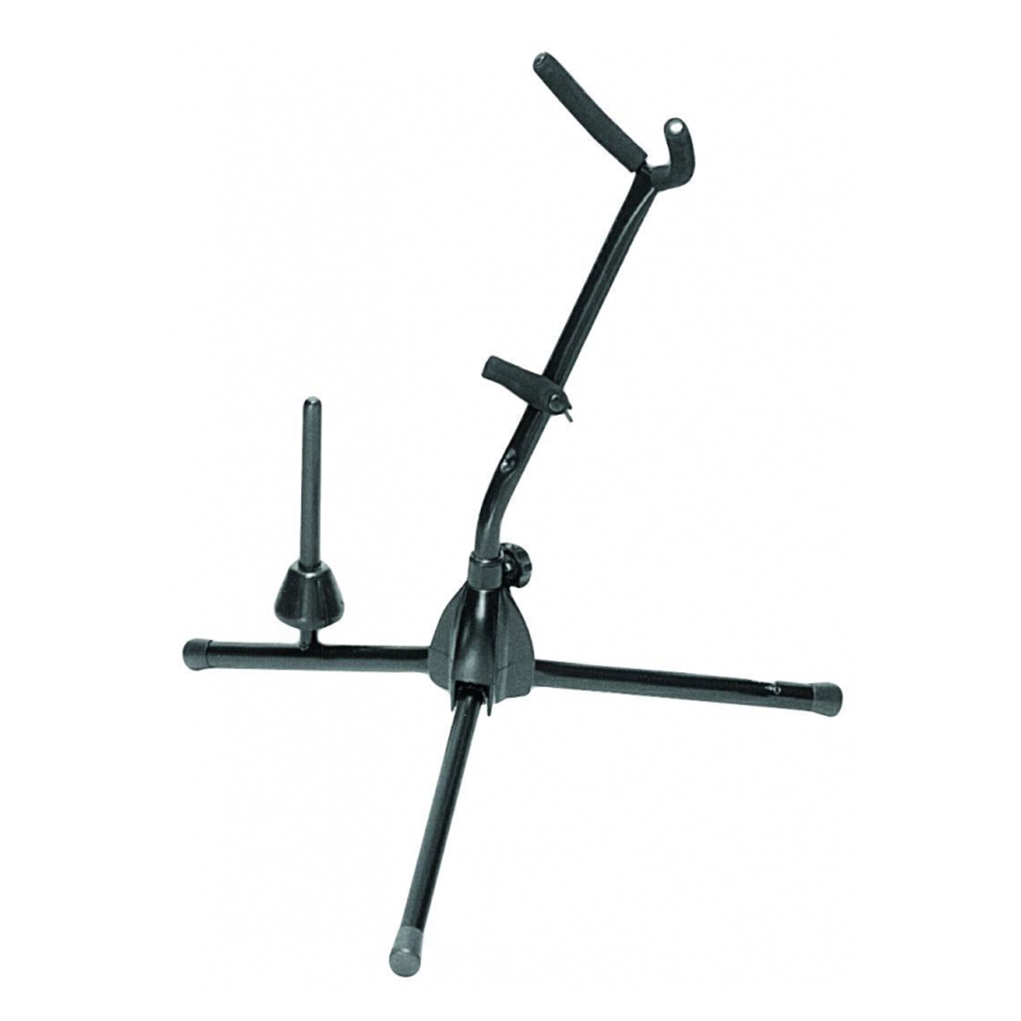 On-Stage SXS7101B Alto/Tenor Saxophone Stand with Flute Peg
